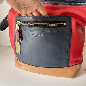 Coach | Bags | Coach Legacy Colour Block Leather Hobo Bag 9995 Duffle ...